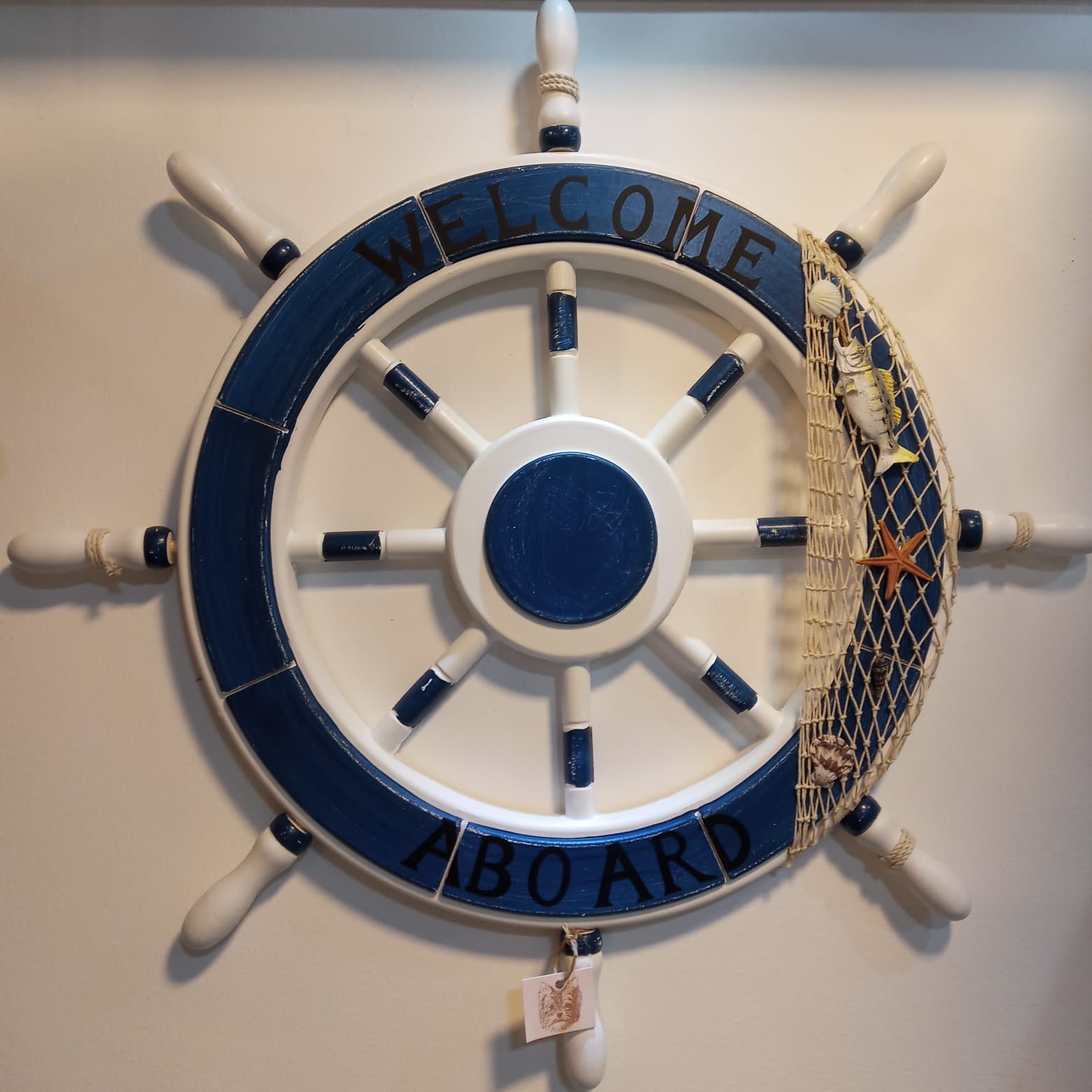 Timão de barco decorativo beach - Presentes Meg